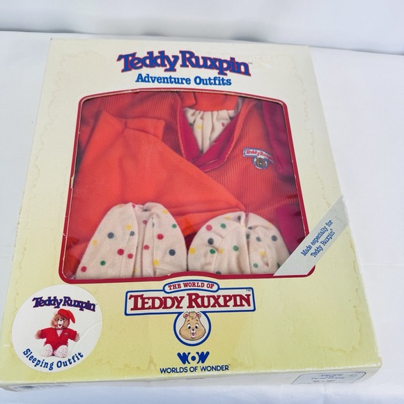 Teddy Ruxpin Toys Teddy Ruxpin Adventure Clothes Sleeping Outfit